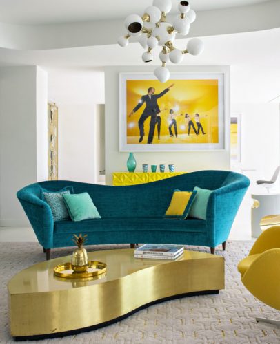 Utiliser le doré pour décorer le salon | My Blog Deco