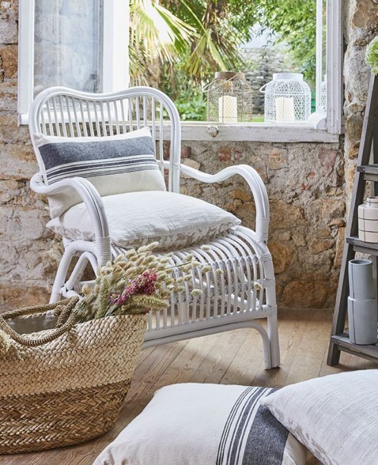 Une déco en rotin blanc | My Blog Deco
