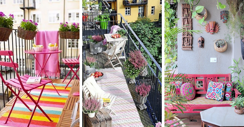 Oser le rose pour la déco du balcon | My Blog Deco