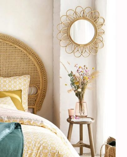 Tuto déco : Le miroir en rotin | My Blog Deco