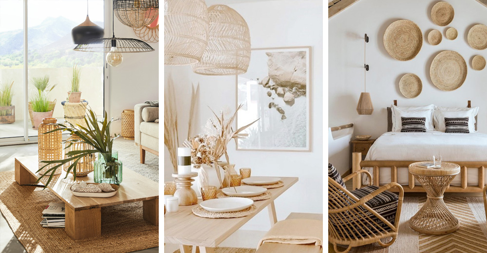 Associer le rotin et le bois dans sa déco | My Blog Deco