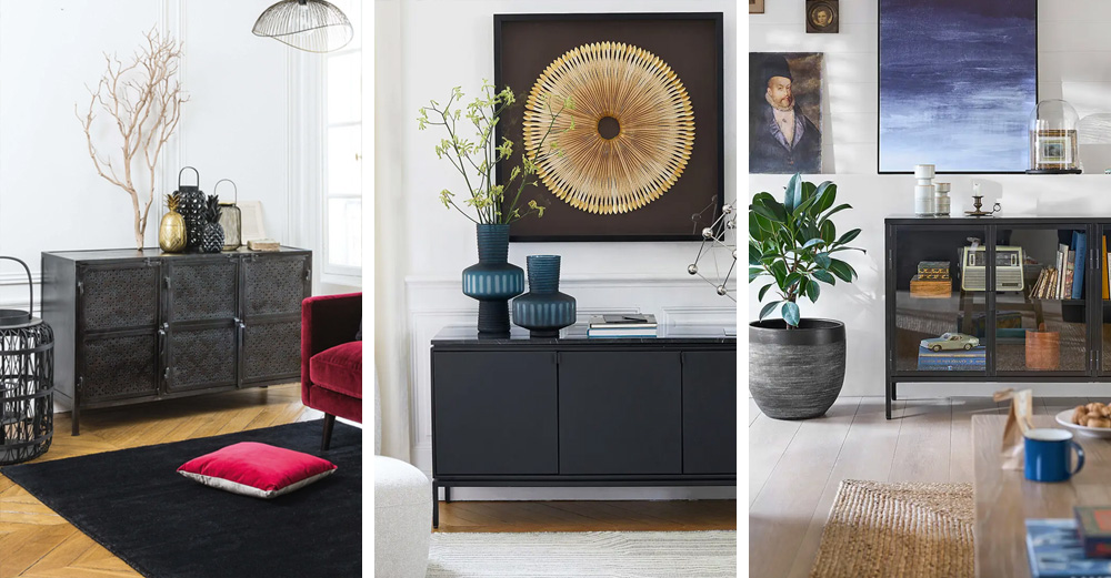 7 buffets noirs que vous allez adorer | My Blog Deco