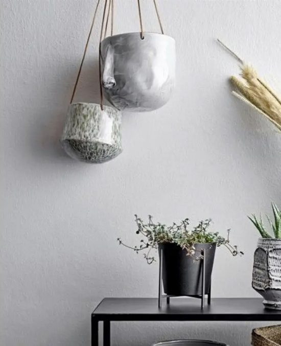 Tuto Déco : Le pot suspendu avec de la corde | My Blog Deco