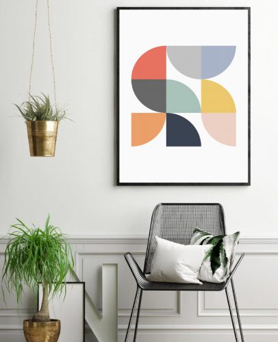 Printable : L'affiche colorée moderne | My Blog Deco