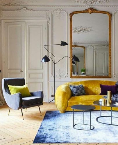 Associer le jaune et le bleu dans la déco du salon | My Blog Deco