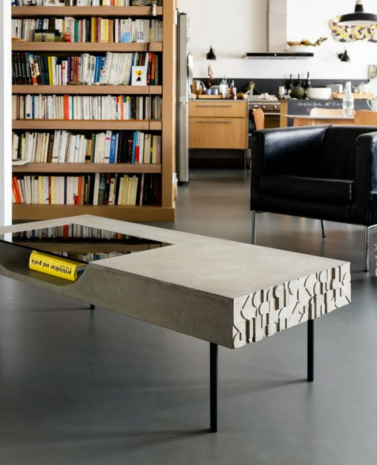 Une table basse en béton pour le salon | My Blog Deco