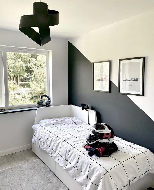 Une déco en noir dans une chambre de garçon | My Blog Deco