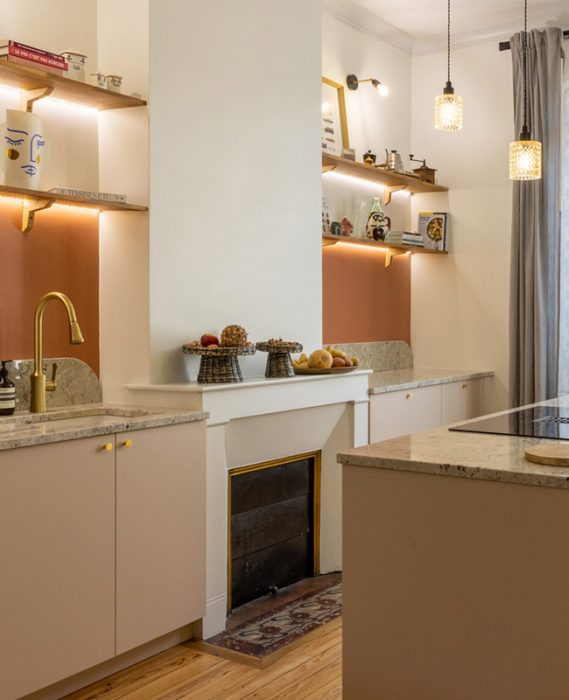 Une déco en beige et rose dans la cuisine | My Blog Deco