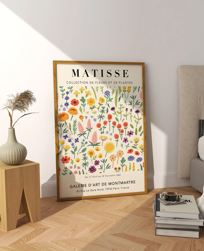 Printable : L'affiche florale style Matisse | My Blog Deco