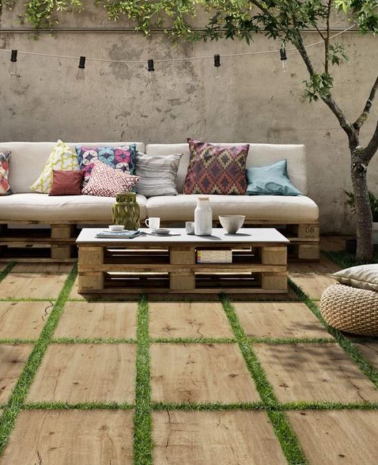 Une ambiance récup pour la déco de la terrasse | My Blog Deco