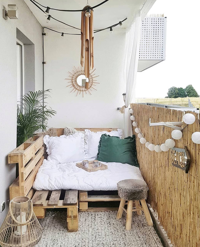 Comment décorer un balcon avec des palettes ? | My Blog Deco