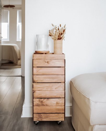 Ikea Hack : La desserte avec les caisses Knagglig | My Blog Deco