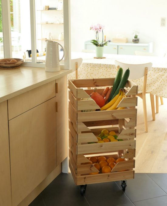 Ikea Hack : La desserte avec les caisses Knagglig | My Blog Deco