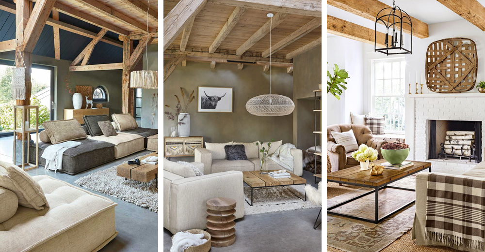 Une déco rustique moderne dans le salon | My Blog Deco