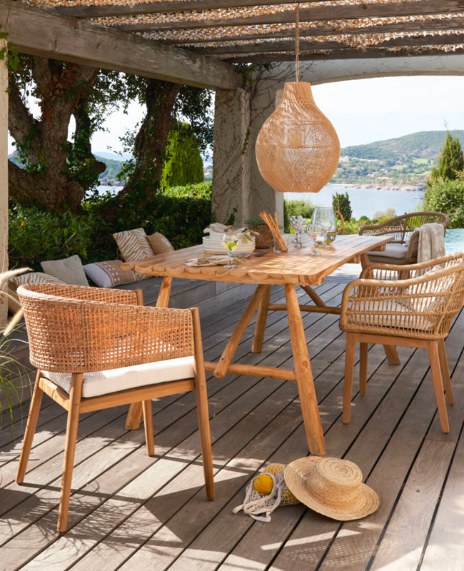 Une chaise en rotin pour le jardin | My Blog Deco