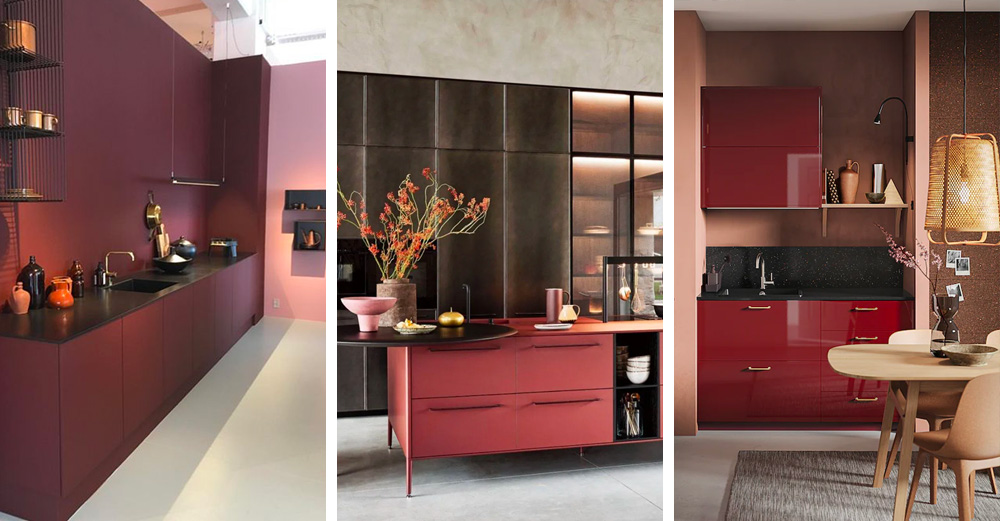 Du rouge pour une déco moderne dans la cuisine | My Blog Deco
