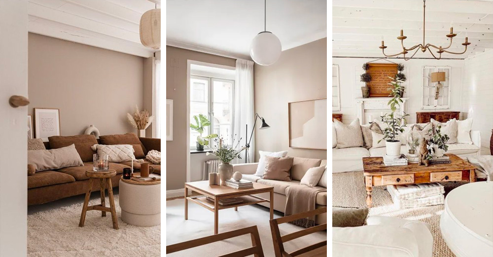 Une déco en beige et bois dans le salon | My Blog Deco