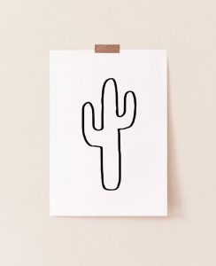 Printable : L’affiche cactus moderne | My Blog Deco