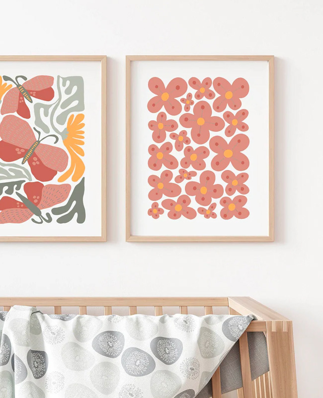 Printable : L’affiche florale moderne à imprimer | My Blog Deco