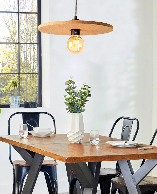 Ikea Hack : L’applique moderne en liège | My Blog Deco
