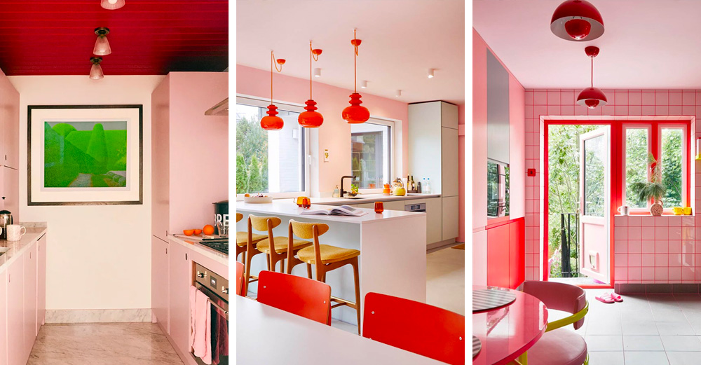Une déco en rose et rouge dans la cuisine | My Blog Deco