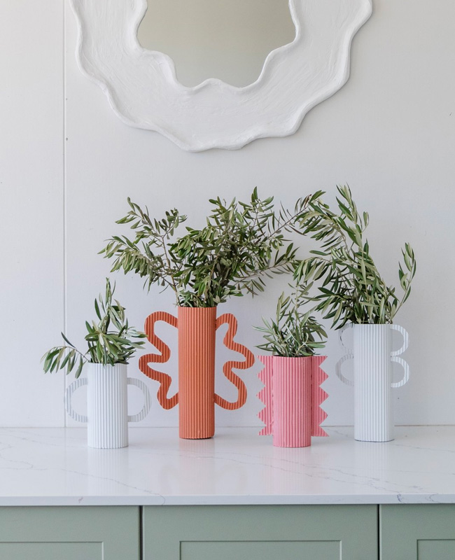 Tuto déco : Le vase en carton ondulé DIY | My Blog Deco