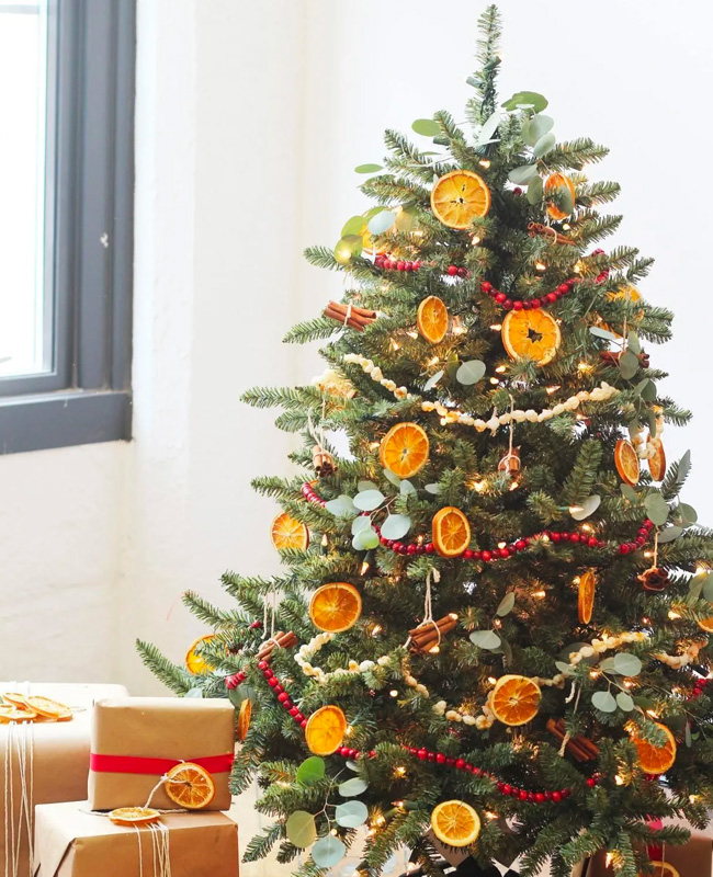 Sapin de Noël nature : idées et inspirations | My Blog Deco