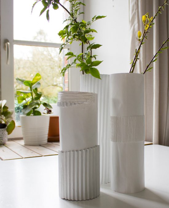 Tuto déco : Le vase en carton ondulé DIY | My Blog Deco