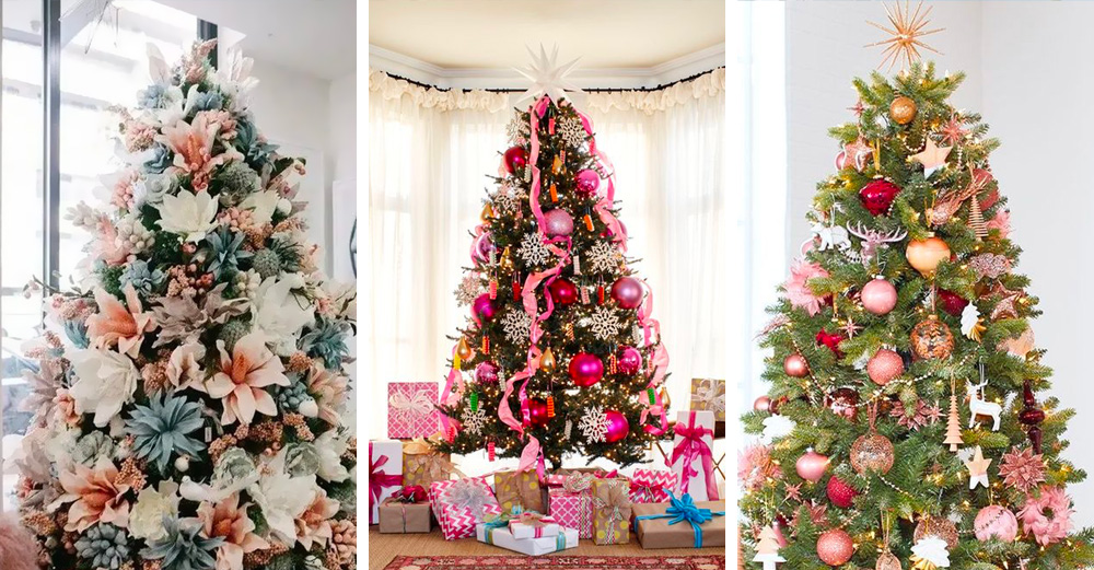 Mes idées déco pour un sapin de Noël en rose et vert | My Blog Deco