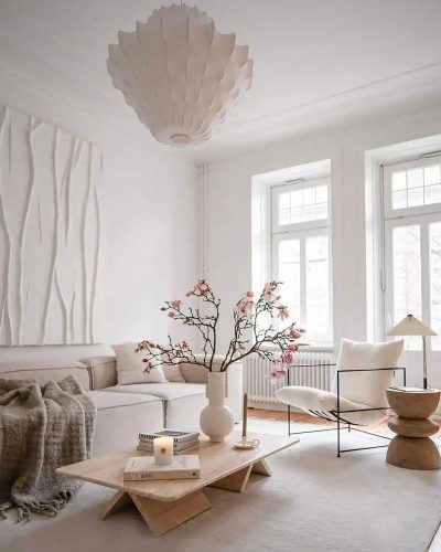Du blanc pour une déco zen dans le salon | My Blog Deco