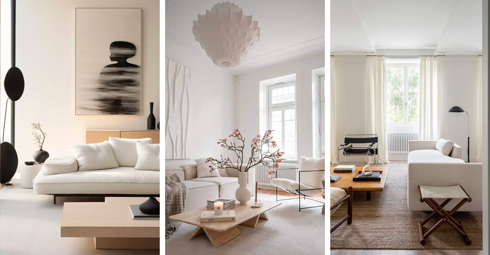 Du blanc pour une déco zen dans le salon | My Blog Deco