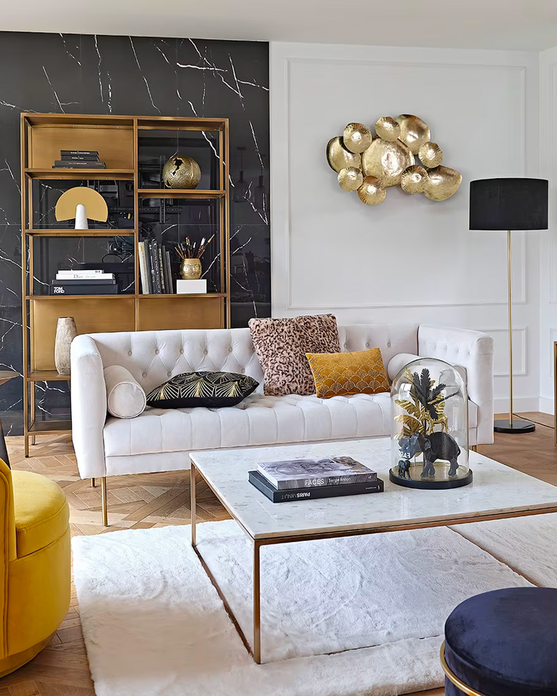 Une déco en doré et noir | My Blog Deco