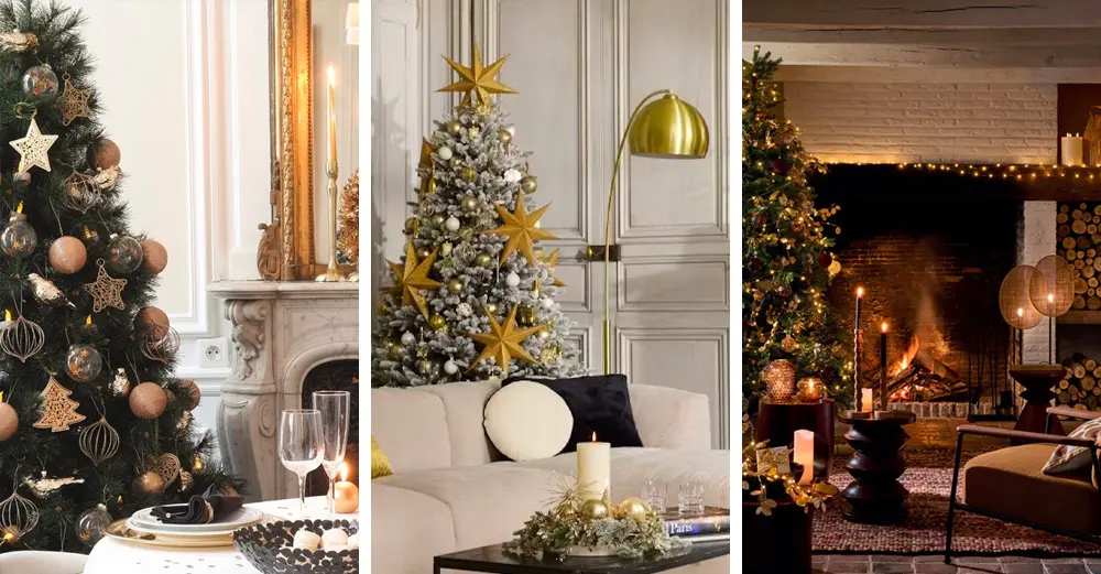 Deco Noel Noir Et Or